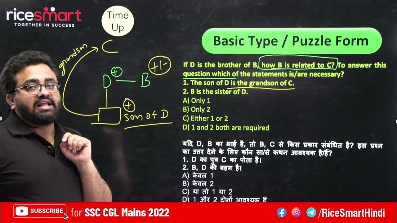 SSC MTS Reasoning LIVE Class | SSC CHSL 2022 | Reasoning by Ajay Sir - YouTube
