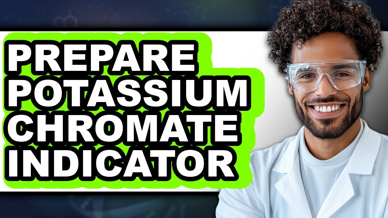 How to Prepare Potassium Chromate Indicator (Easy Method) - YouTube