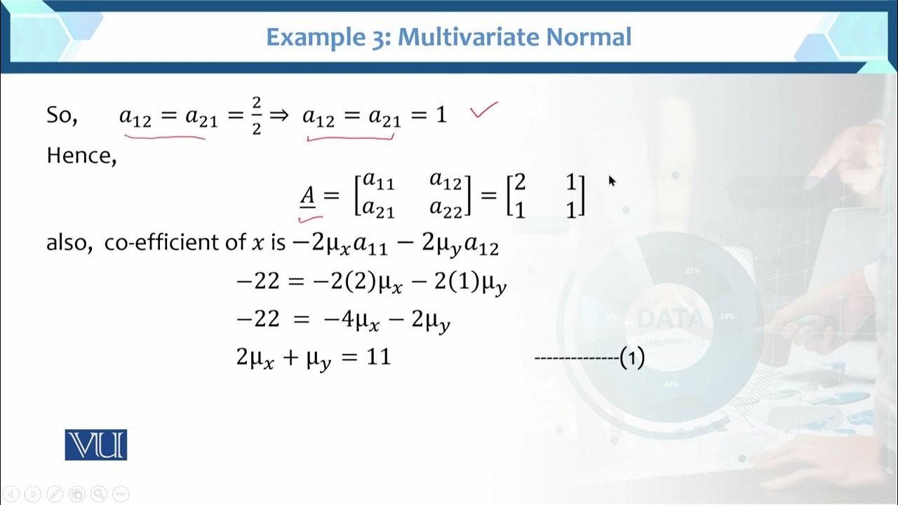 Example 3: Multivariate Normal | Multivariate Analysis | STA633 ...