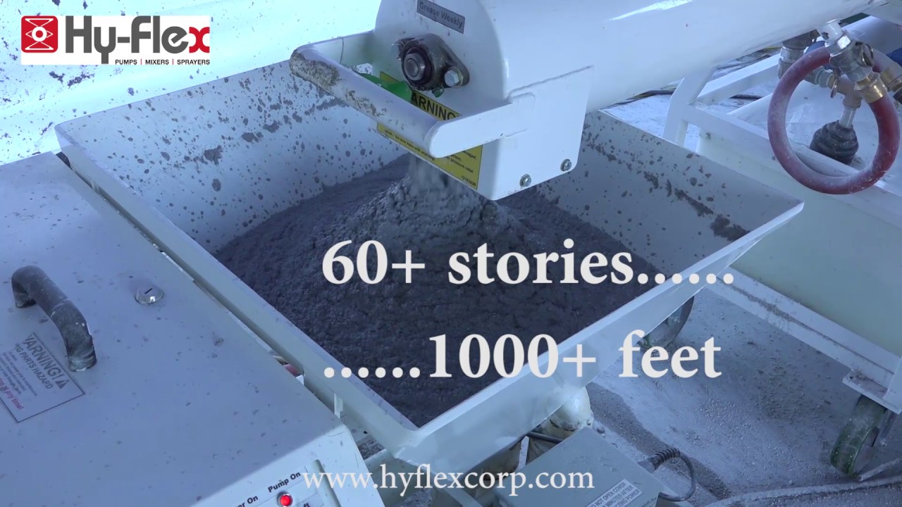 Fireproofing pump and mixer benefits - YouTube