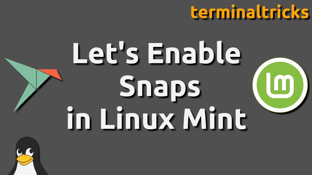 Let's Enable Snaps in Linux Mint 20 - YouTube
