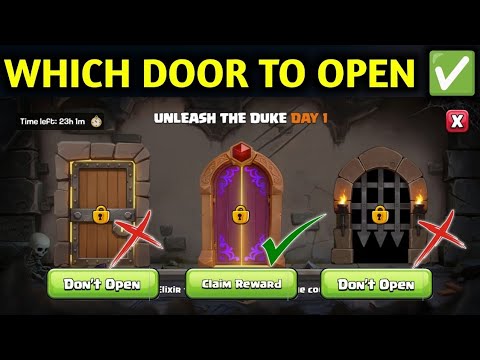 WHICH DOOR TO OPEN ON UNLEASH THE DUKE DAY 1 ✅ UNLEASH THE DUKE DAY DOOR OPENING 
