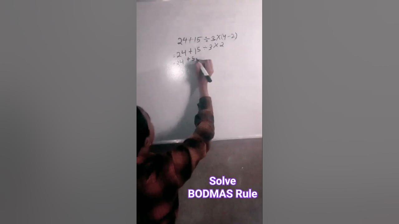 BODMAS Rule//Problem solve//My student Rabi#Mrsunilgyanguru#mathematics#math#mathnumber - YouTube