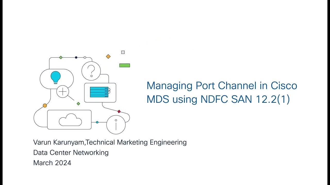 Managing Port Channel in Cisco MDS using NDFC SAN 12.2(1) - YouTube