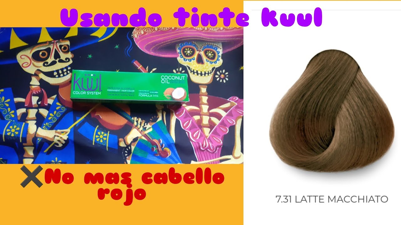 Usando tinte economico kuul 7.31 latte machiatto ¿Logre sacar el color ...