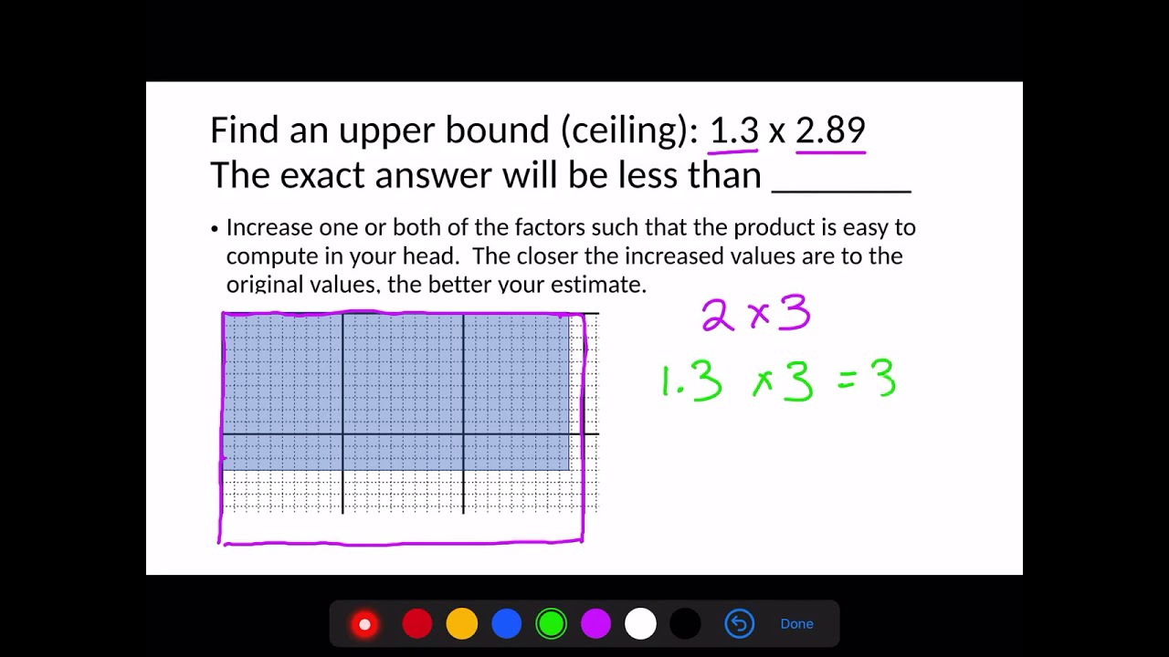 Decimal multiplication: approximations - YouTube