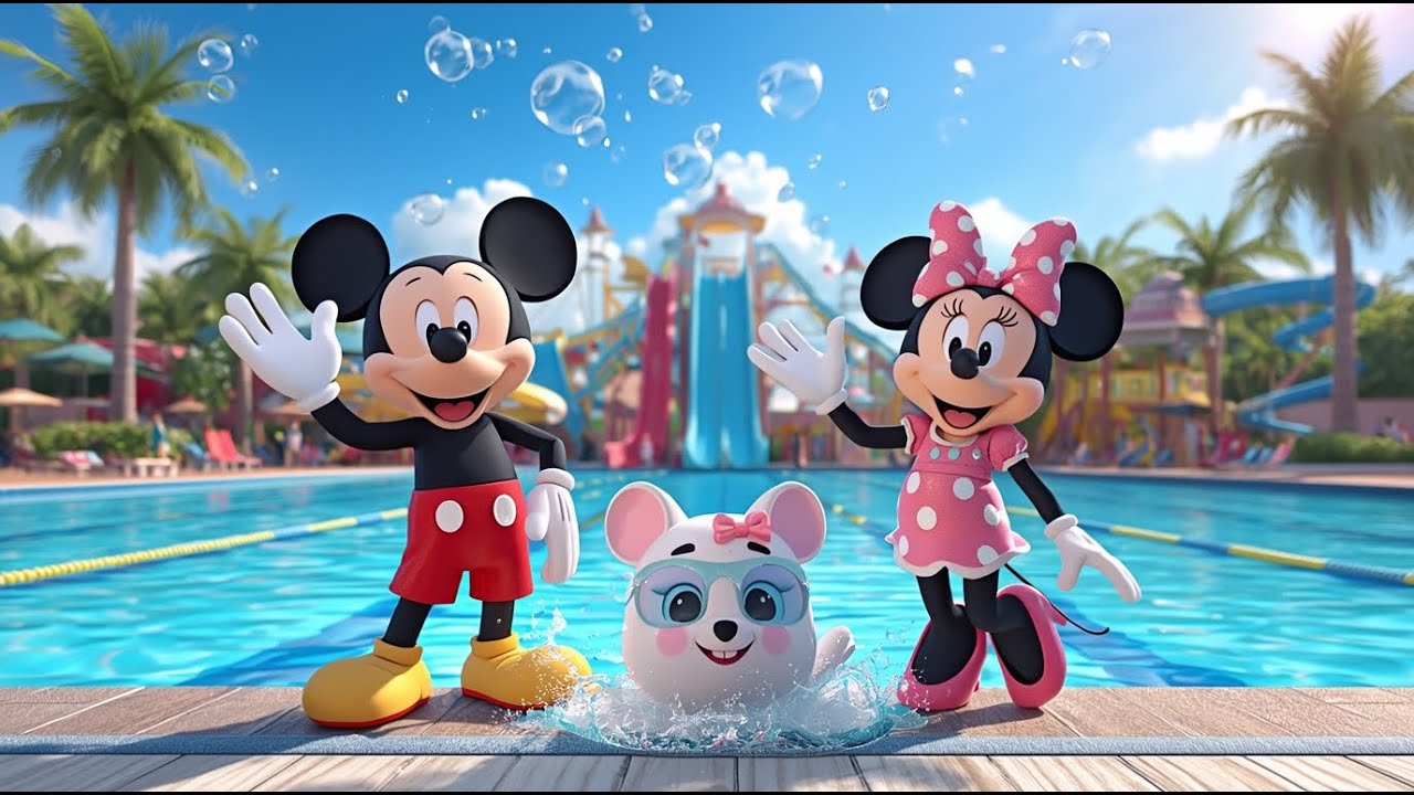 Mickey & Minnie’s Swimming Pool Adventure | Episode 1: The Splashy ...