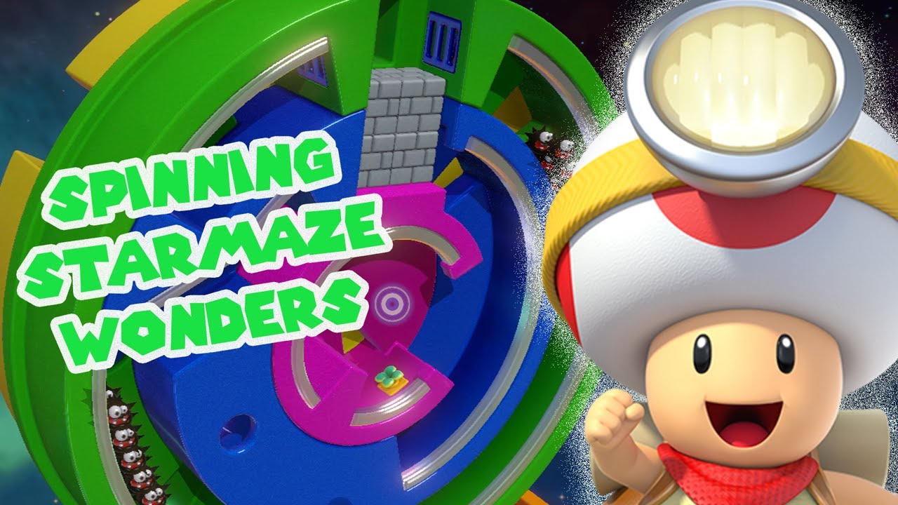 CAPTAIN TOAD : TREASURE TRACKER | SPINNING STARMAZE | YOU SPIN ME ROUND ...