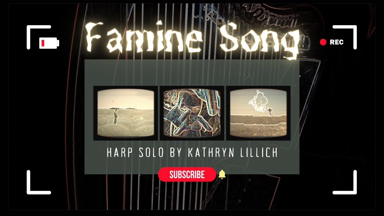 Famine (Song)| Spooky Halloween Harp Solo | Harp Sheet Music - YouTube
