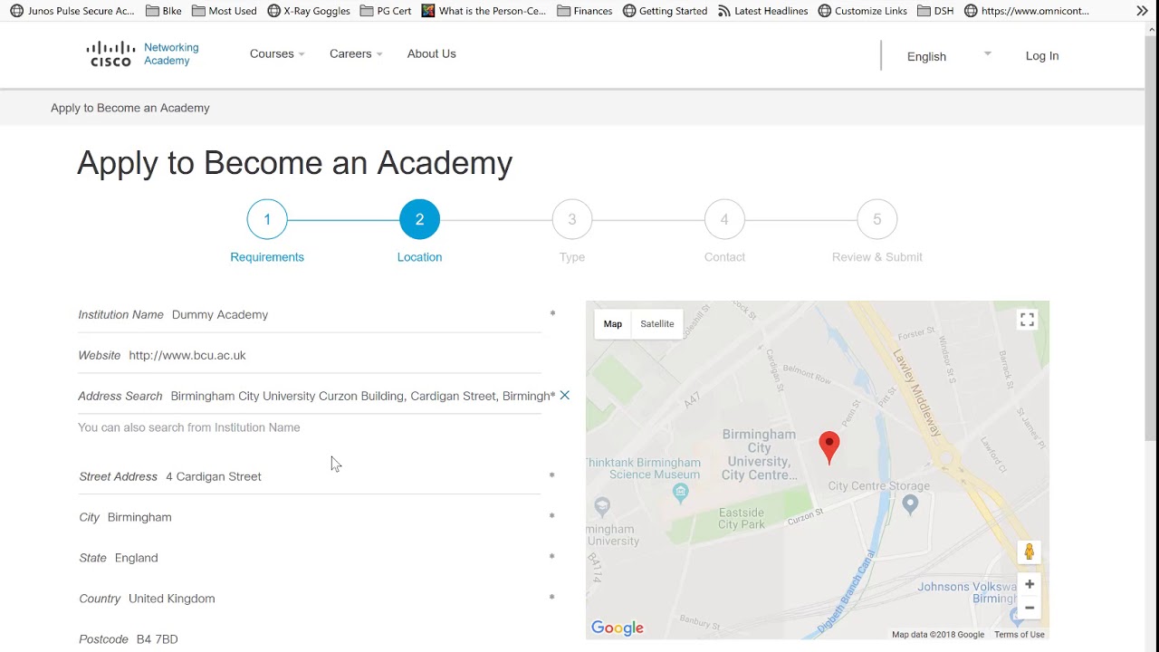 1 Applying to be a Schools Cisco Academy - YouTube
