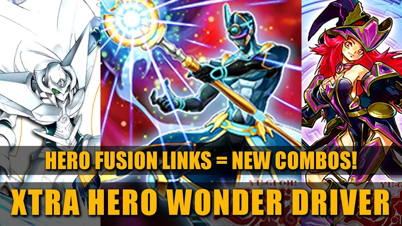 XTRA HERO WONDER DRIVER - Fusion Link Combos with HERO | Yugioh YGOPro ...