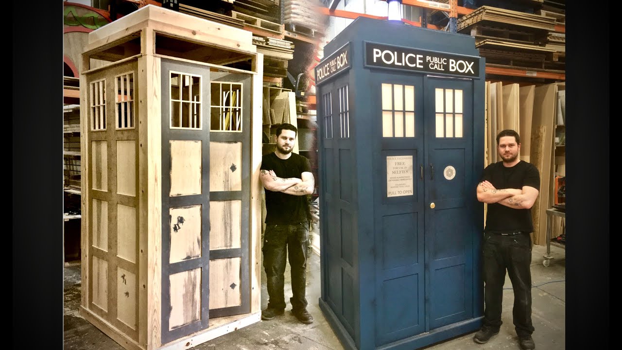 Building The TARDIS from DR WHO. Shortened Version. KSKS - YouTube