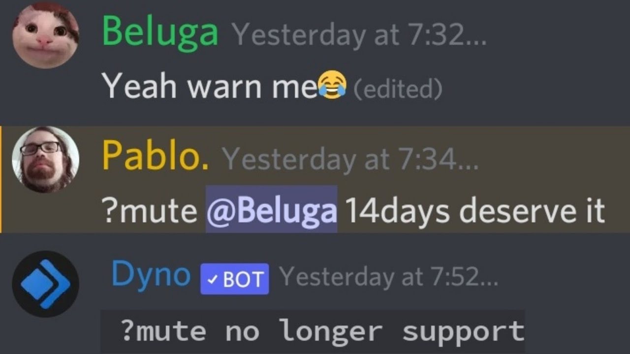 If Dyno Mute Command Not Working - YouTube