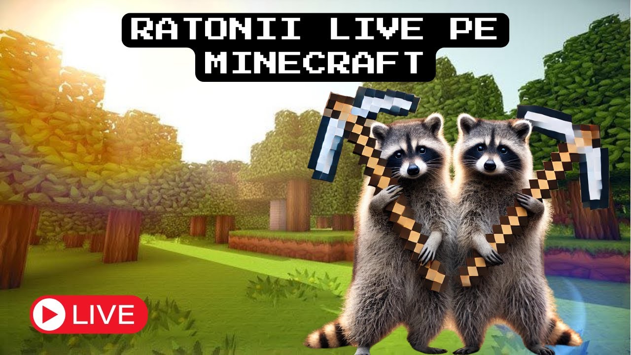[LIVE]: RATONII Pe Minecraft - YouTube