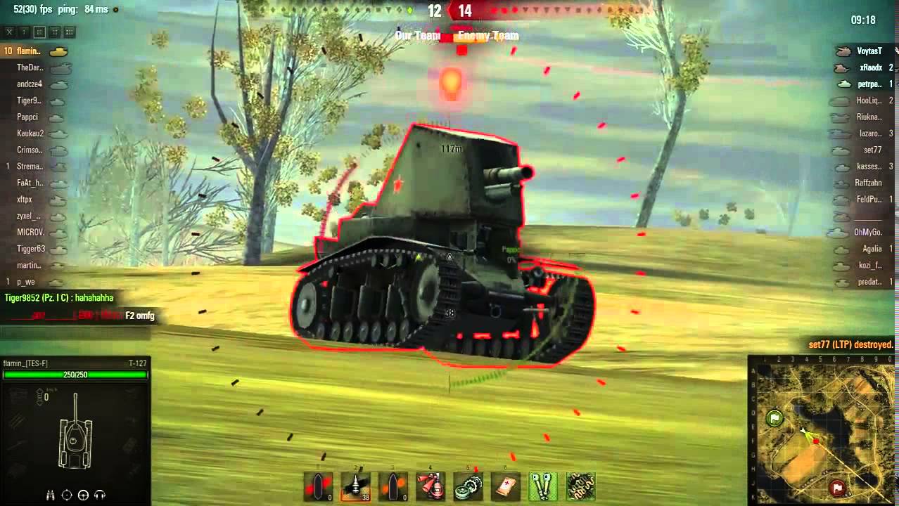 World of Tanks T 127 13 Kills 1 6K Damage Map Malinovka WoT Ace tanker ...