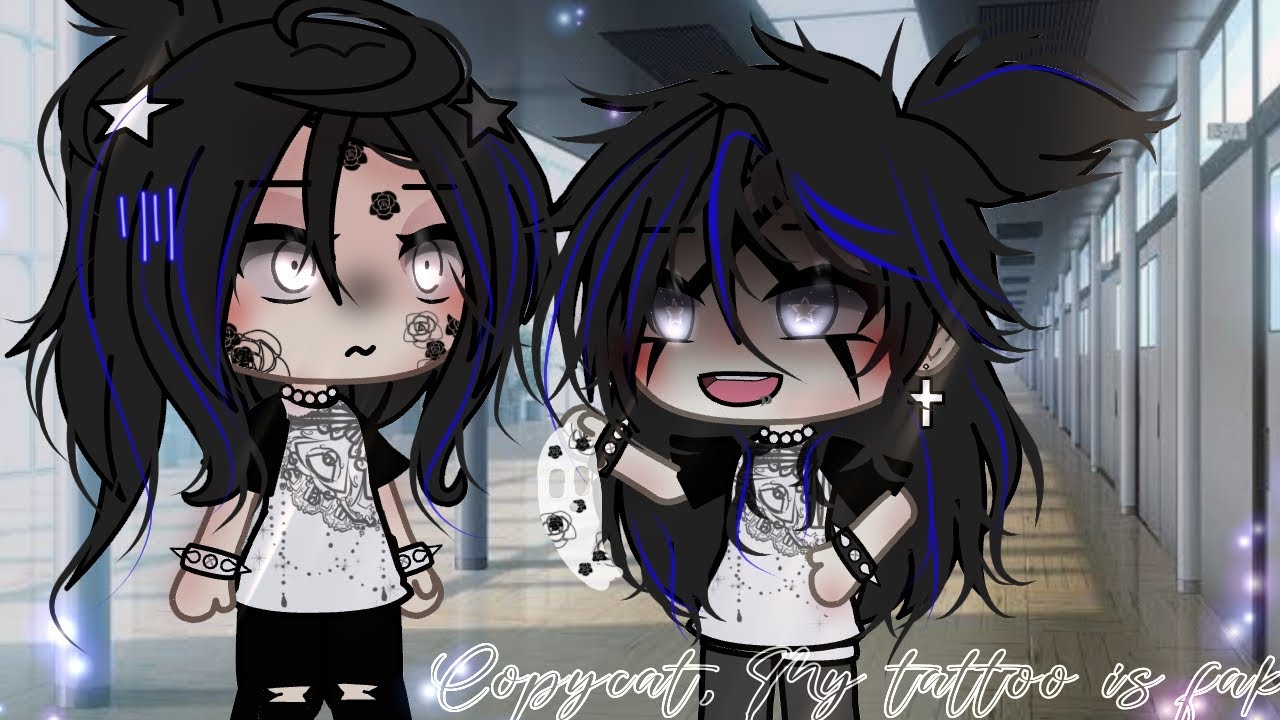 Copycat, my tattoo is fake [] Gacha life [] Meme [] 👉🏻👈🏻😈💖👀 - YouTube
