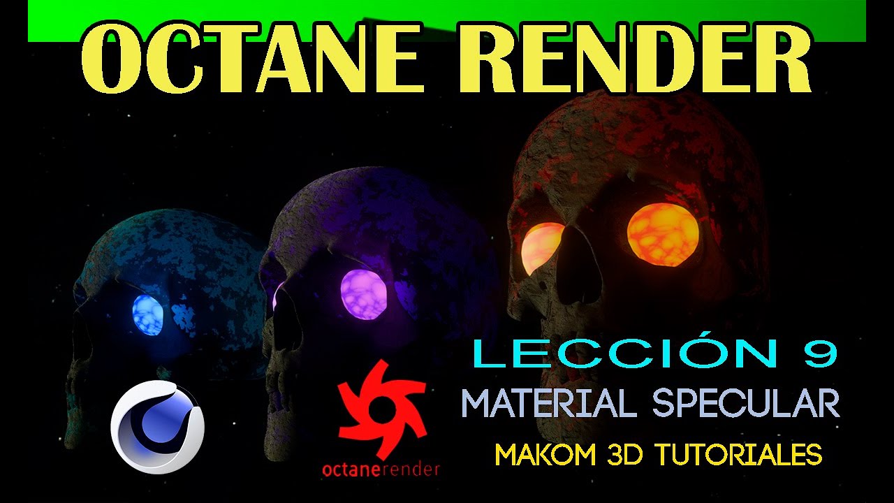 Material specular/ Octane Render en Cinema4d* Lección 9 - YouTube