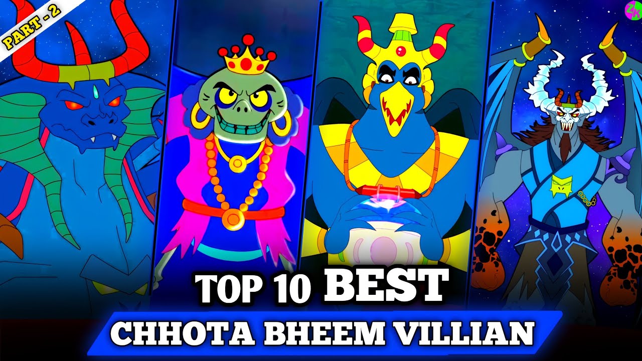 Top 10 Best Villian of Chhota Bheem || Chhota Bheem Top 10 Villian ...