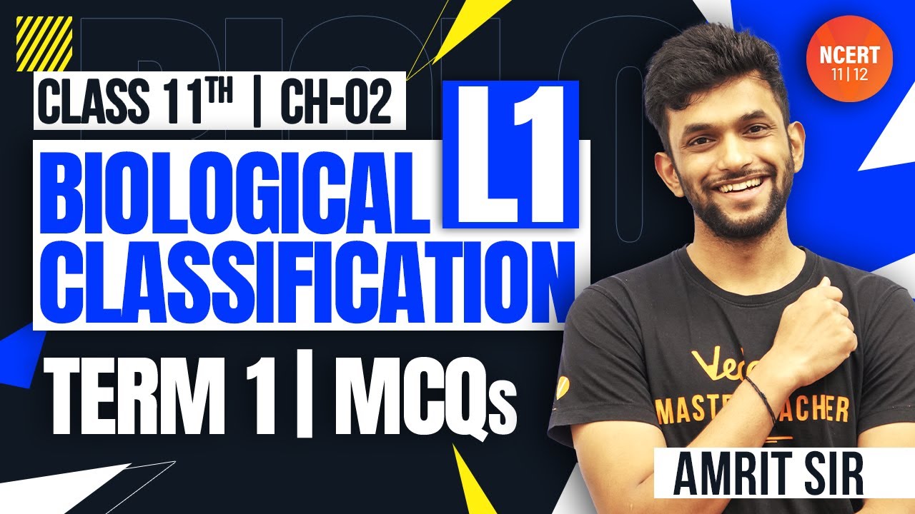 Biological Classification - Ch2 | EP1 [ Term 1 MCQ ] CBSE Biology ...