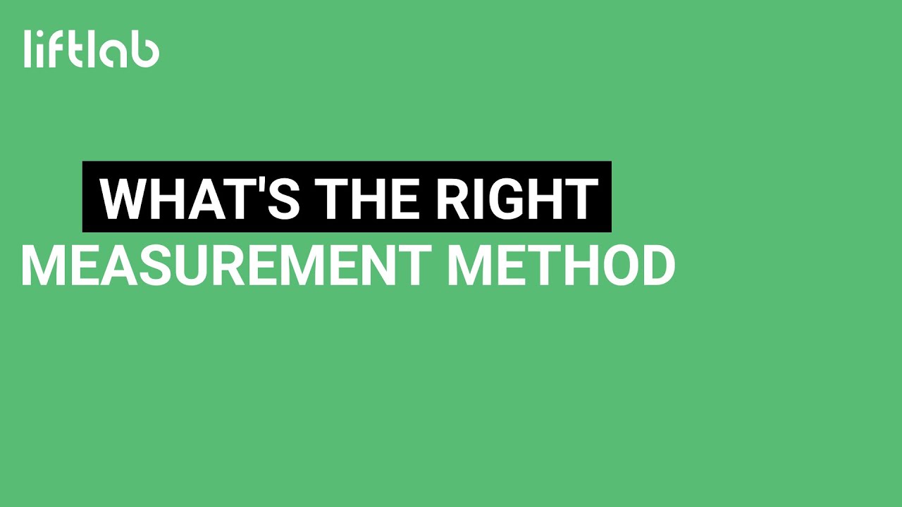 What's the Right Measurement Method - YouTube