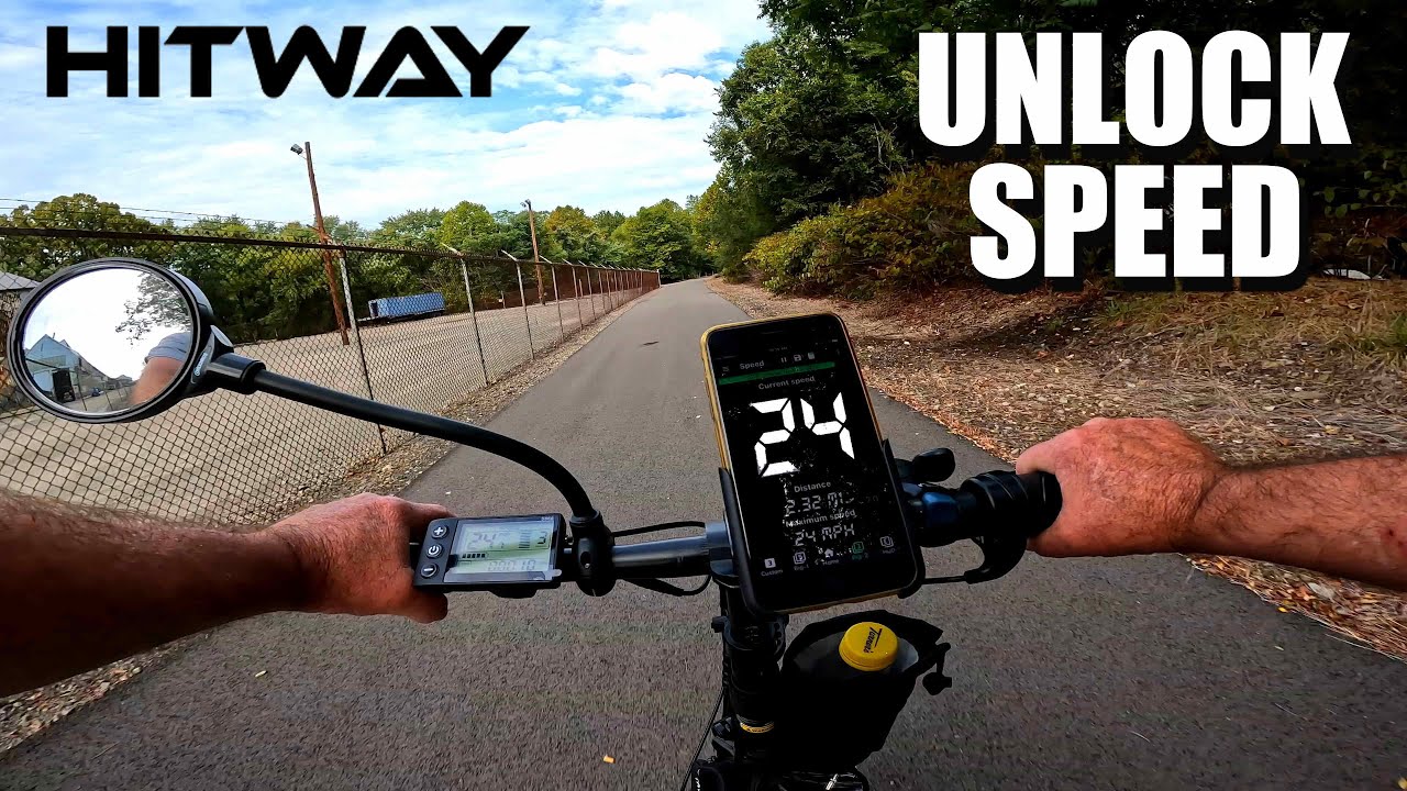 HITWAY BK10M 750 Watt EBike Trail Ride Speed Unlock - YouTube