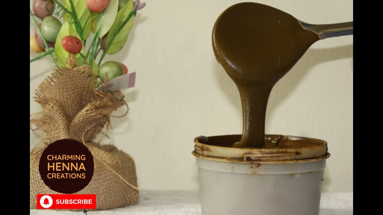Smooth Henna Paste "SECRET" Recipe | Get Dark Mehndi Color | Perfect ...