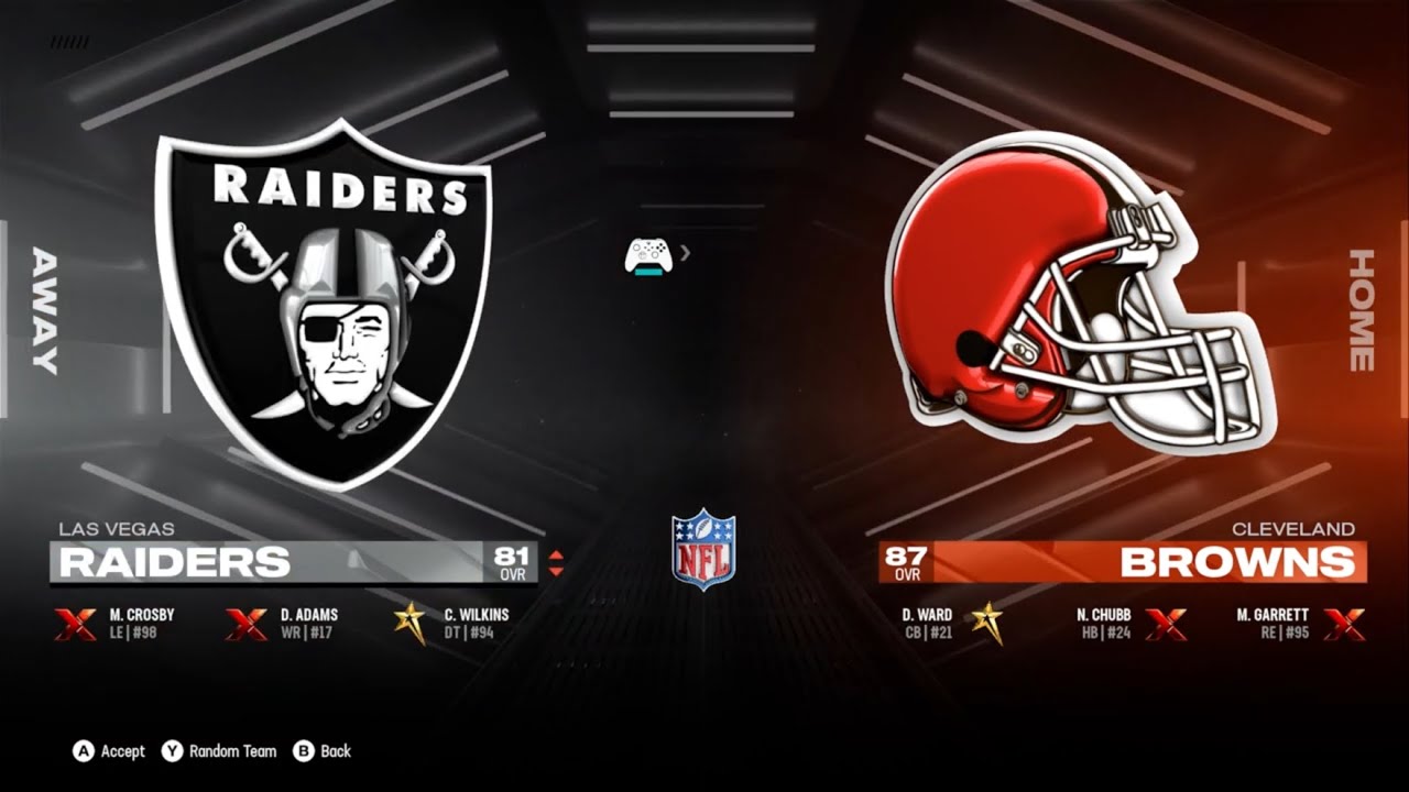 Madden NFL 25: Random Game [2] Raiders At Browns - YouTube