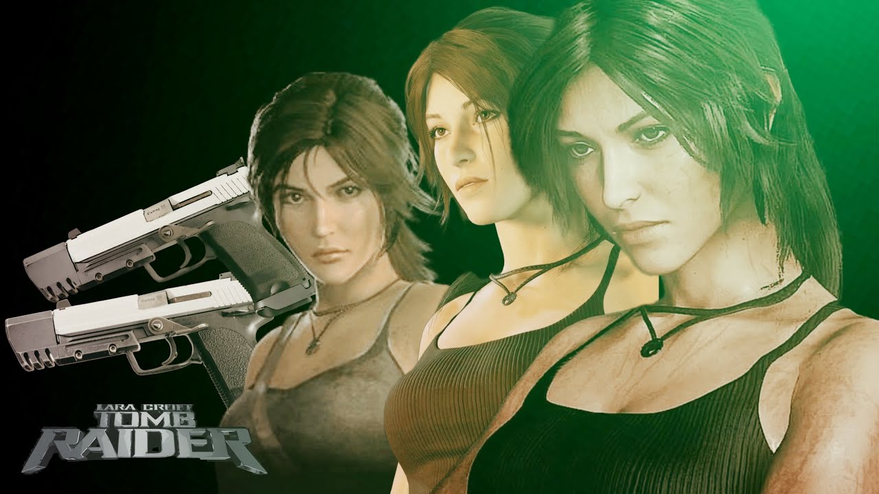 Lara Using her Heckler & Koch USP Match Pistols | Lara Croft: Tomb ...