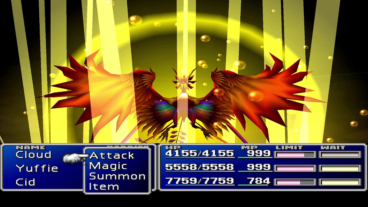 Final Fantasy VII - Phoenix: Phoenix Flame (PC Steam Version 1080p ...