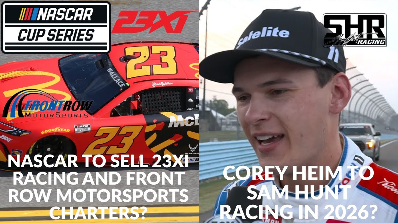 NASCAR To Sell 23XI Racing And Front Row Motorsports Charters? | Corey ...