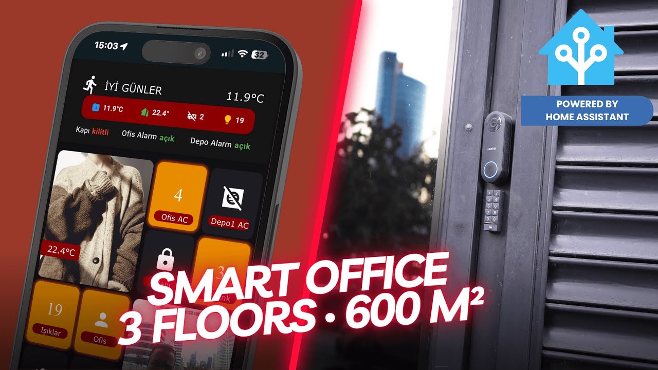 A Fully Automated 3-Floor Office Powered by Home Assistant - YouTube