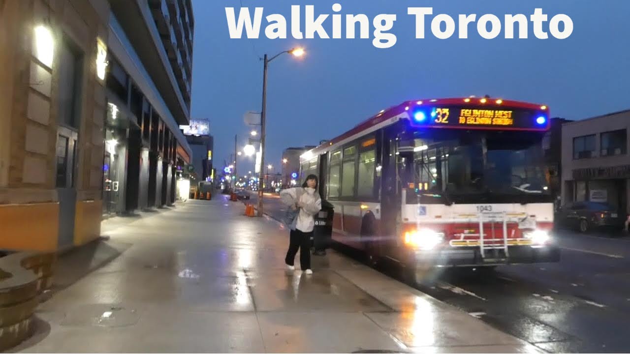 Walking Eglinton Avenue West Near My Hood in Toronto's York Borough 1/1 ...