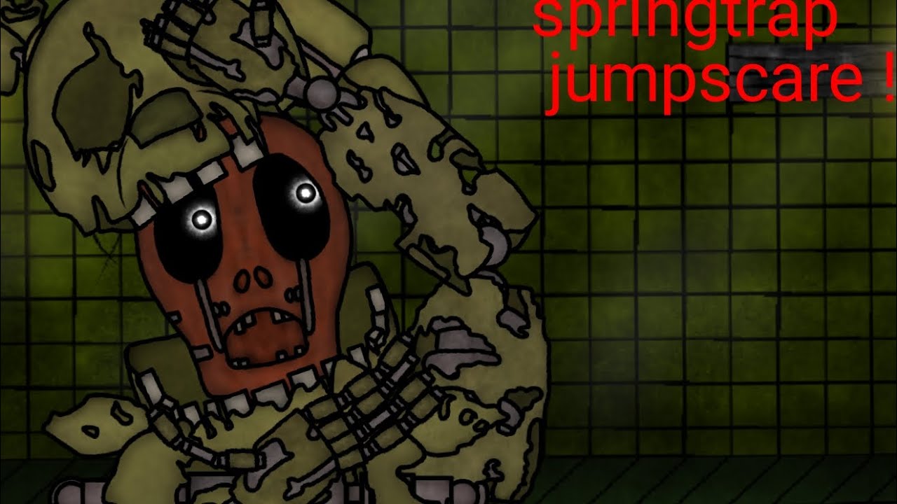 springtrap jumpscare! #dc2fnaf3 - YouTube