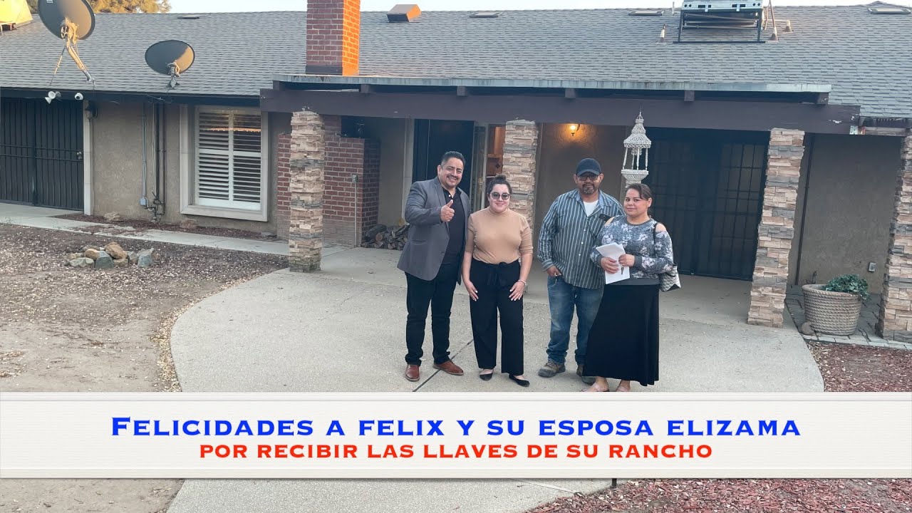 Felicidades a Felix y su esposa por recibir las llaves de su Rancho ...