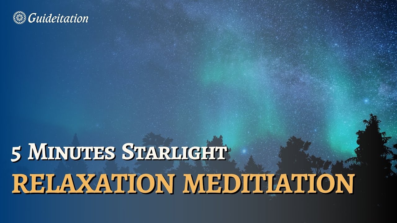 5 Minutes Starlight Relaxation Meditation | A Celestial Journey to ...