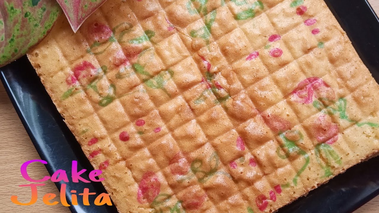 Cake Jelita Panggang Lembut - YouTube