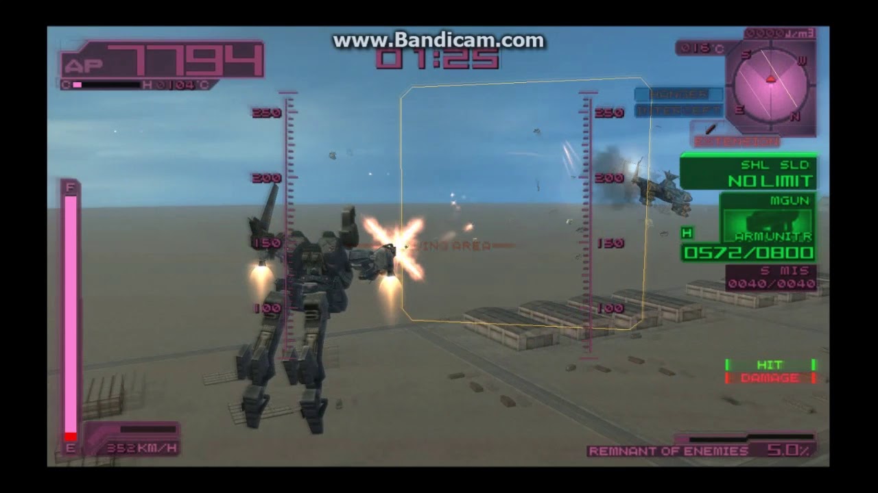 Armored Core: Last Raven Portable - Mission: Destroy Military Base ...