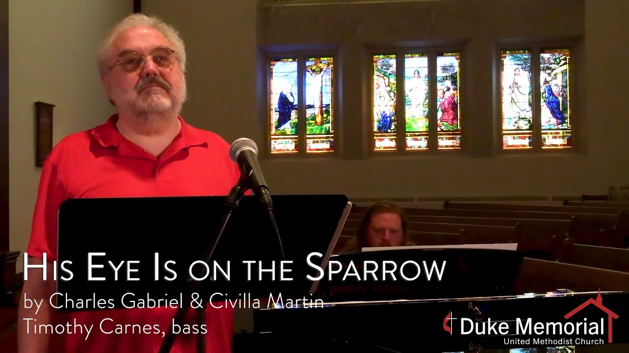 His Eye Is on the Sparrow | Timothy Carnes, bass - YouTube