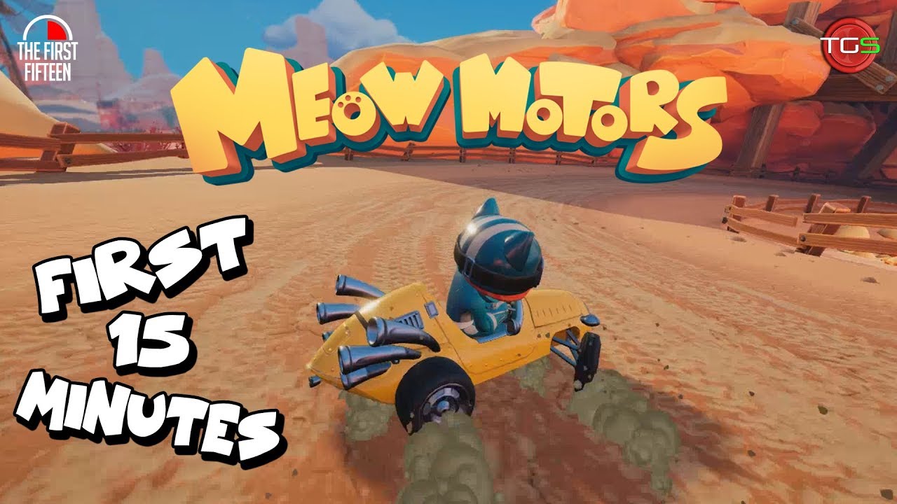 Meow Motors - Cat Karting?! 1st 15 Minutes (PC Gameplay 1080p 60fps ...