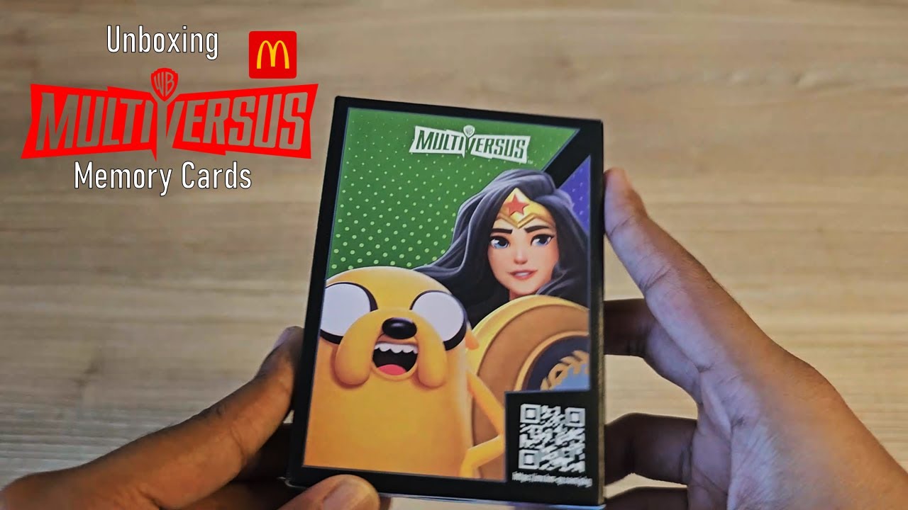 Unboxing "MultiVersus Memory Cards" | Unboxing Mcdonald - YouTube