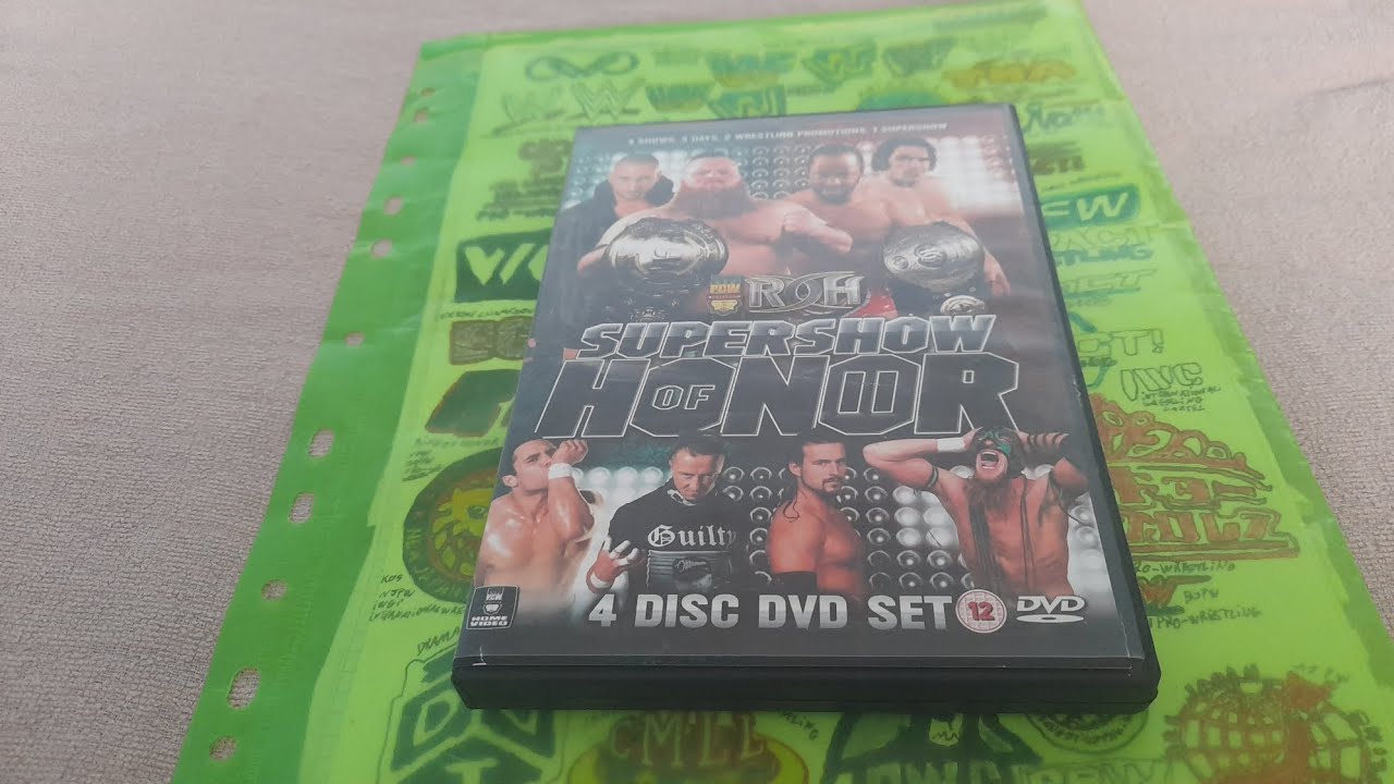 Ma Review Sur Une Pochette De 4 DVD 💿 De Catch Sur PCW UK Et ROH Supershow Of Honor 2 En 2015 ...