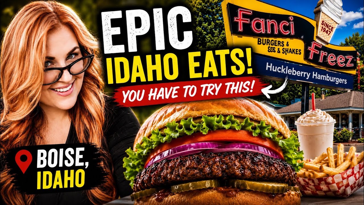 EPIC IDAHO EATS: The Huckleberry Burger You Need to Try! - YouTube
