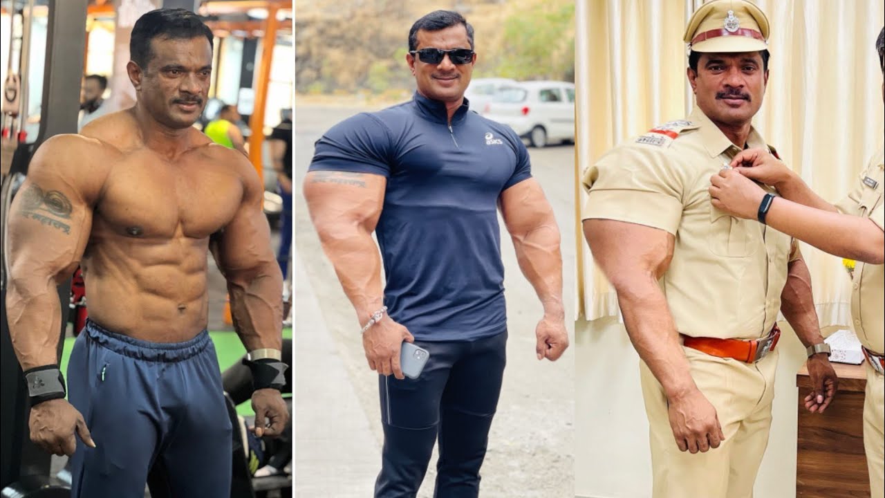 amzing body of indian police officer//we love muscle #bodybuilding # ...