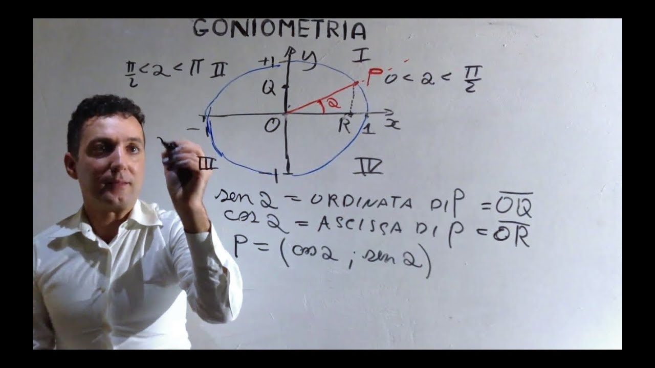 Goniometria - seno , coseno , tangente , angoli in radianti .Lezione 1/ ...