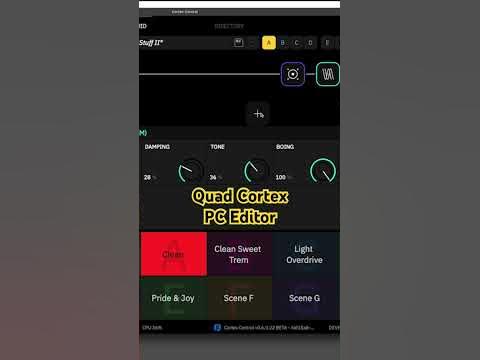 Quad Cortex PC Editor #neuraldsp #quadcortex #fender - YouTube