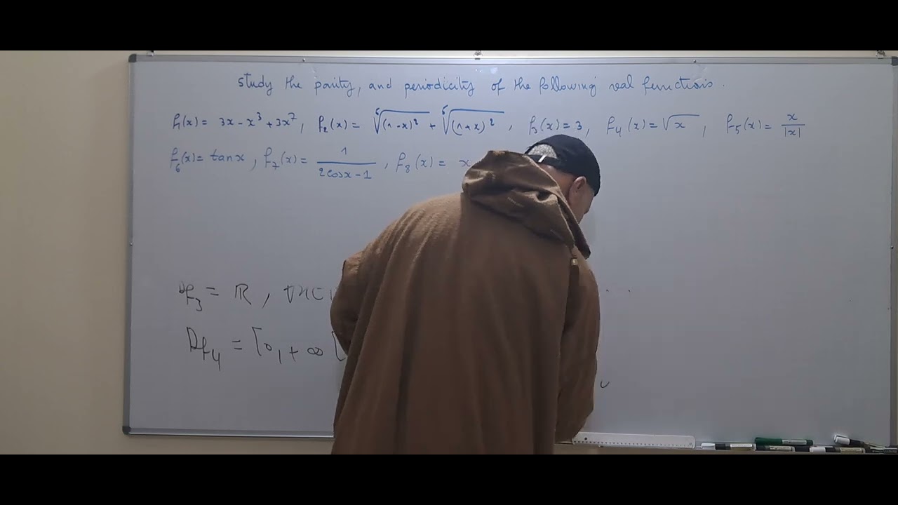 Parity of functions : even or odd. - YouTube