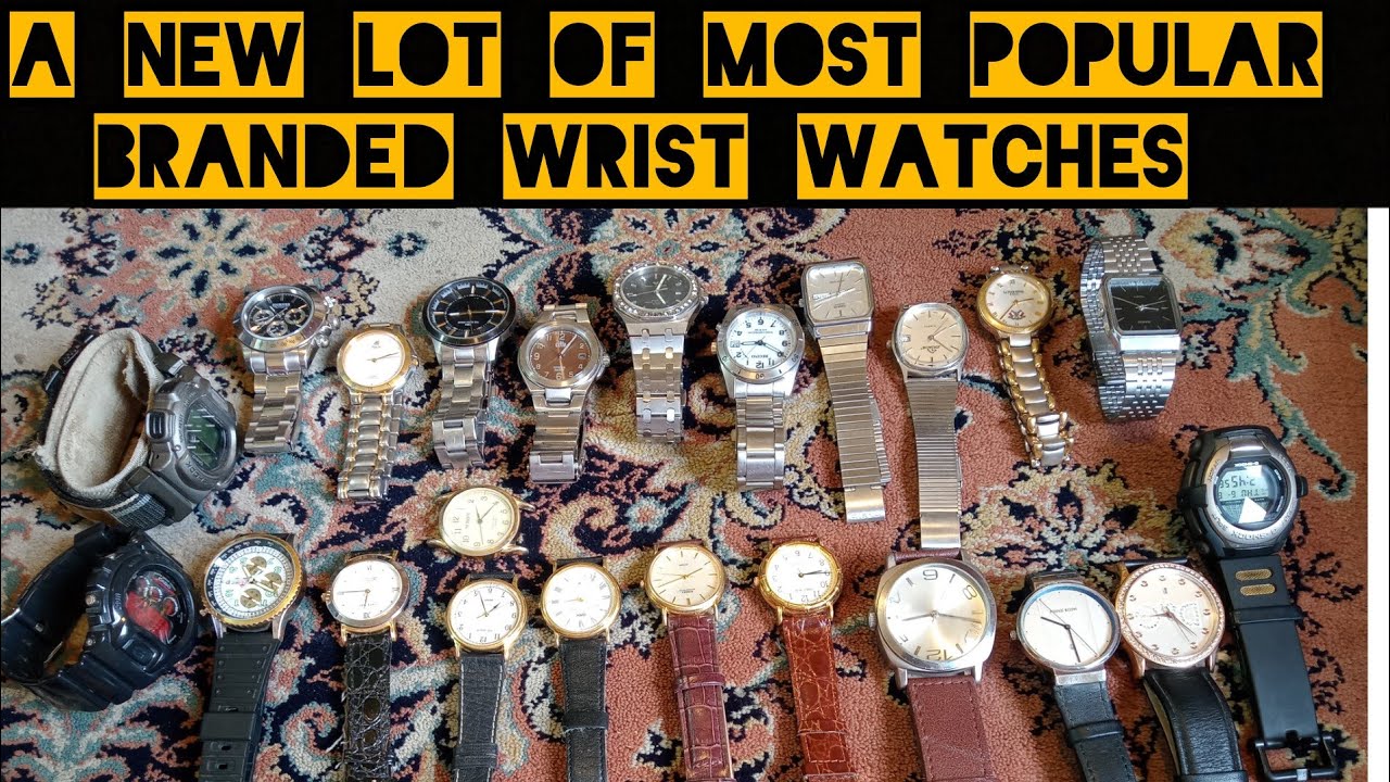 Popular Wrist Watches Lot | Classic Traders - YouTube
