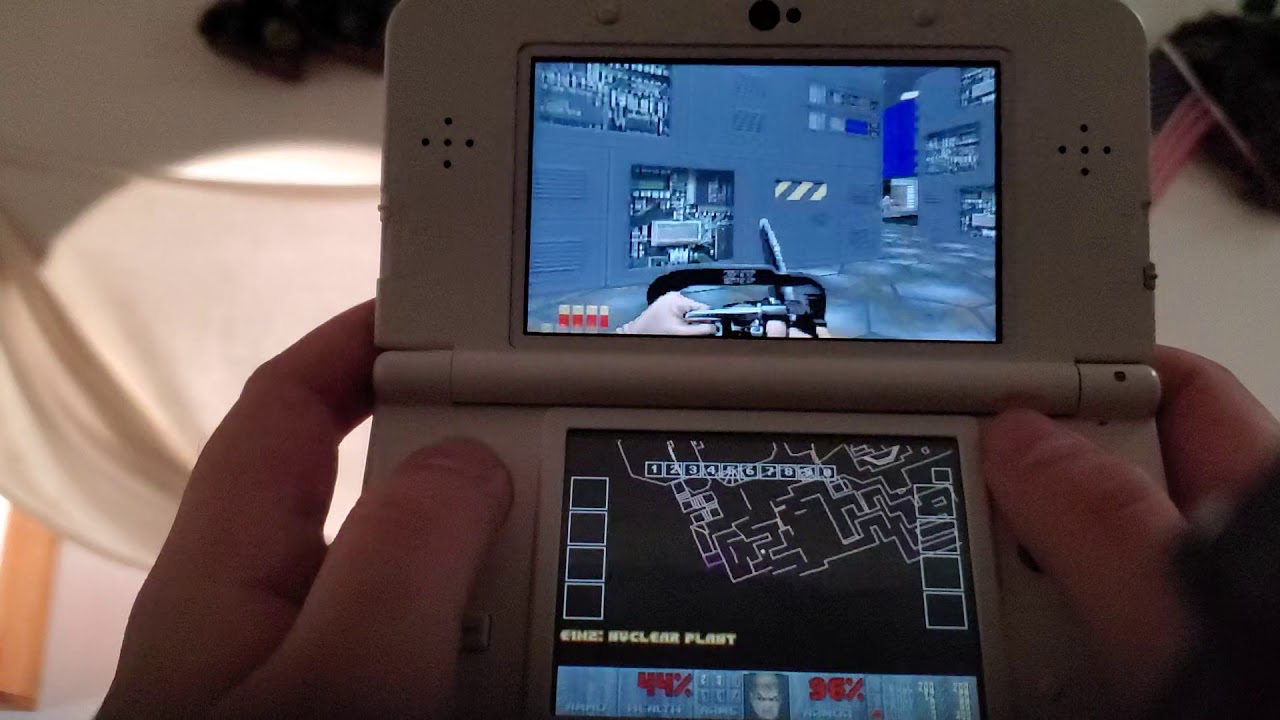 Me playing Doom on new 3ds - YouTube