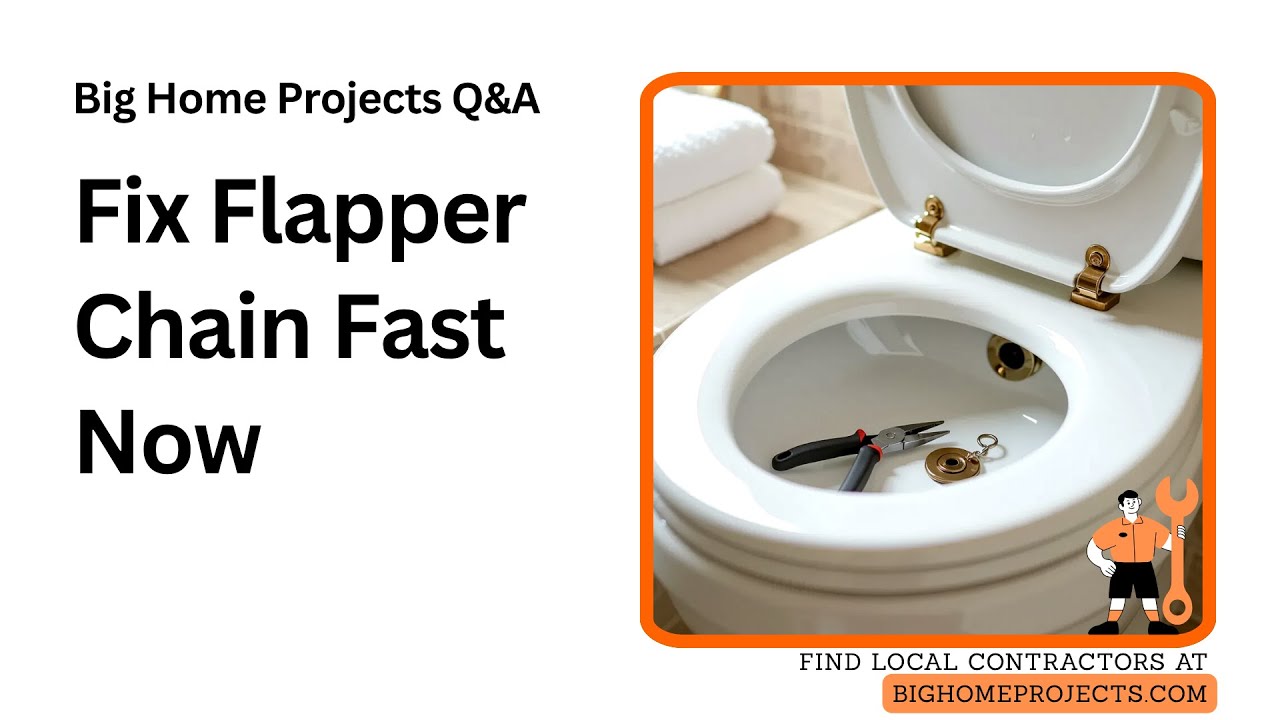 Adjust Toilet Flapper Chain Slack Trim Test - YouTube