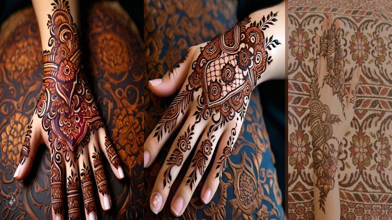 Unique Henna Design By Sundas - YouTube